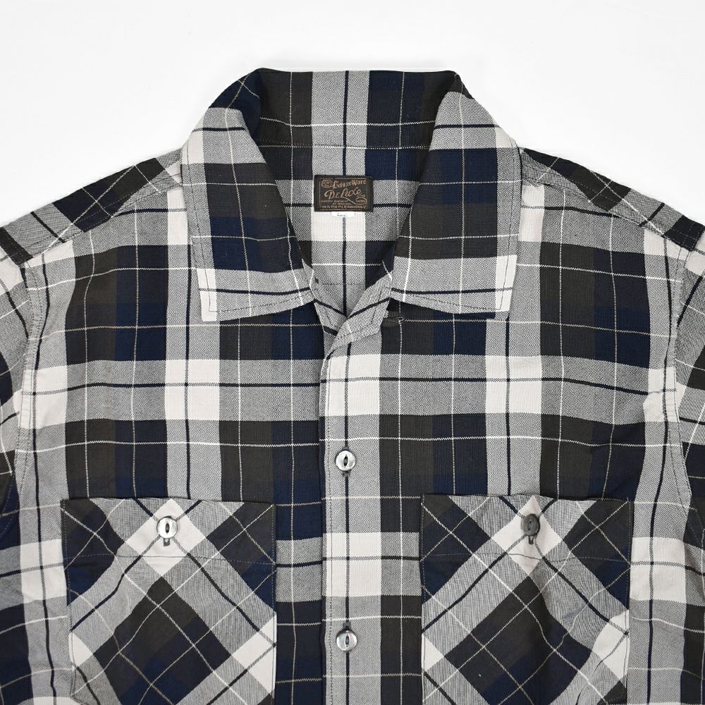 デラックスウエア (DELUXEWARE) RAYON DUCK SHIRT 長袖レーヨン